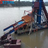 China 86PCS-100PCS Chain Bucket River Gold Diamond Mining Machinery with Agitation Chute for sale
