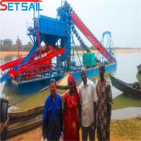 China 60m3-300m3 Capacity Chain Bucket Gold Diamond Mining Machinery for River Reservoir for sale