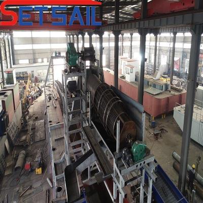 China 4kw X 3-10kw X3 Migration Device Chain Bucket Gold Dredger for River Mining Machinery for sale