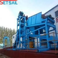 China ISO and CE Certified Chain Bucket Diamond Dredge with Gold Agtitation Chute Suitable for sale