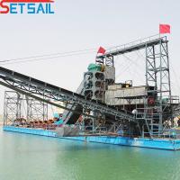 China 1.0m-2m High Chain Bucket Gold Dredger for Smooth Mining Operations in Shallow Waters for sale