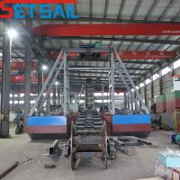 China Chain Bucket Lake Diamond Machinery for River Gold Hull Dimension 23m-49m and QHSS-8 for sale
