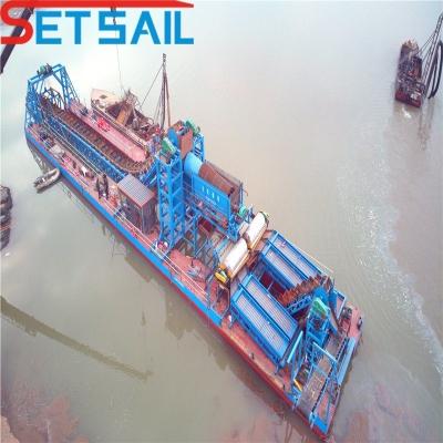 China 86-100PCS Reservoir Chain Bucket Gold and Diamond Machinery with 172-200PCS Chain Quantity for sale