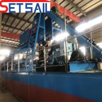 China 23m-49m Hull Dimension Chain Bucket River Sand and Diamond Machinery with Centrifuge for sale
