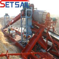 China 60m3-300m3 Capacity Chain Bucket Gold and Diamond Mining Equipment with Jigging for sale