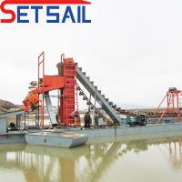 China 60m3-300m3 Capacity Chain Bucket Gold and Diamond Mining Equipment with Jigging for sale