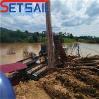 China 60m3-300m3 Capacity Chain Bucket Gold and Diamond Mining Equipment with Jigging for sale