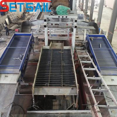 China 4.5m-10m Width Chain Bucket River Gold Diamond Mining Equipment with Trommel Screen for sale