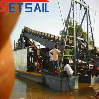 China Gold Carpet Chain Bucket Lake Diamond Dredging Equipment for Sea Freight Transportation for sale