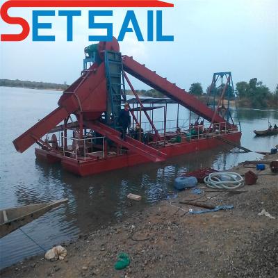China Powerful Electric Multi-Function Chain Bucket River Gold and Diamond Mining Equipment for sale