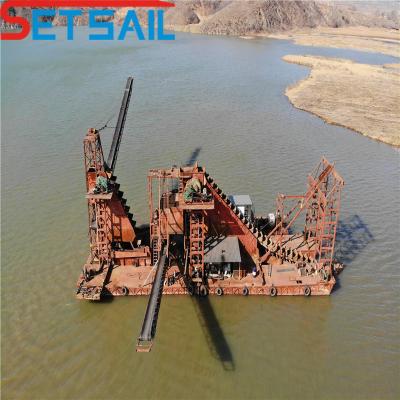 China Electric Motor Chain Bucket River Diamond Dredging Equipment for Diamond Extraction for sale