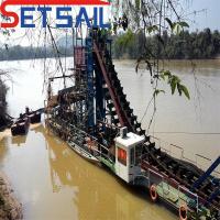 China Injection Pump Power 7.5kw-50kw Chain Bucket River Gold and Diamond Mining Equipment for sale