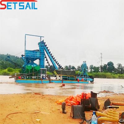 China Lifelong After-sales Service Gold and Diamond Mining Equipment with Chain Bucket for sale