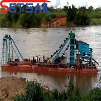 China 7.5kw-100kw Lifting Motor Electric Chain Bucket Gold and Diamond River Mining Machine for sale
