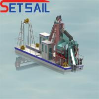 China 7.5kw-100kw Lifting Motor Electric Chain Bucket Gold and Diamond River Mining Machine for sale