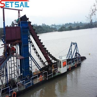 China High Capacity Chain Bucket Mining Dredging Equipment for River Gold Customized Solution for sale