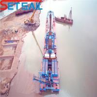 China US Multi Function River Mining Dredger with Gold Agitation Chute Multi-Functional for sale