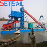 China Customized Bucket Chain Sand Gold and Diamond Dredger with Total Power of 95kw-260kw for sale