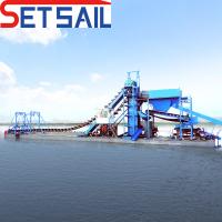 China QH-sand -5 Chain Bucket Sand Gold and Diamond Dredger for Sea Freight Transportation for sale