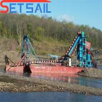 China 75kw-240kw Main Engine Power Bucket Chain Type Gold Dredger for River Diamond and Sand for sale