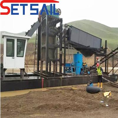 China ISO . CE Certified Mining Gold Diamond Dredger for River Mining Machinery Equipment for sale