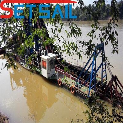 China 1.0m-2m River Mining Gold Boat with Agitation Chute and Carpet 30 Day Refund Guarantee for sale