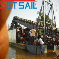 China 1.0m-2m River Mining Gold Boat with Agitation Chute and Carpet 30 Day Refund Guarantee for sale