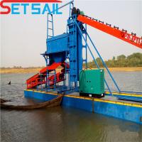 China CTD Slot Type Chain Bucket Gold and Diamond Mining Dredger with Hull Dimension 23m-49m for sale