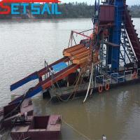 China CTD Slot Type Chain Bucket Gold and Diamond Mining Dredger with Hull Dimension 23m-49m for sale