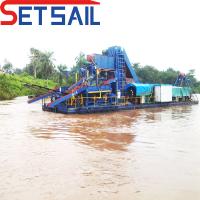 China Gold Diamond Mining Equipment 60000.000kg Package Gross Weight 7m-20m Dredging Depth for sale
