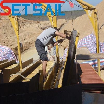China Cummis and Weichai Generator Land Gold Diamond Mining Machinery with Vibration Chute for sale