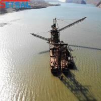 China Customized Chain Bucket Lake Gold Mining Boat with 75kw-150kw Diamond Centrifuge for sale