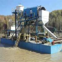 China 60m3-300m3 Capacity Marine Steel Plate for Gold Diamond River Mining Machinery US Currency for sale