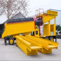 China 120kw-2000kw Total Generator Power LM-8 Trommel Land Gold and Diamond Mining Machine for sale