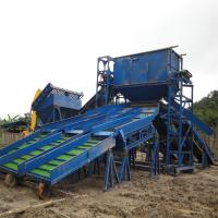 China 120kw-2000kw Total Generator Power LM-8 Trommel Land Gold and Diamond Mining Machine for sale