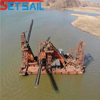 China 100t/H River Mining Dredger for Gold Diamond Powered by 7.5kw-100kw Lifting Motor for sale