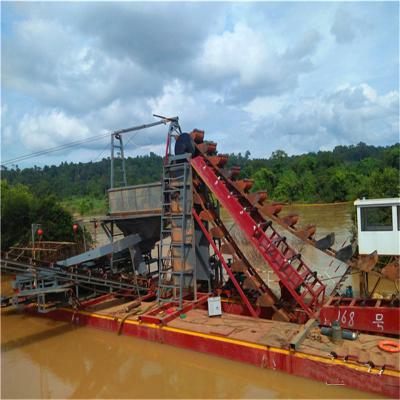 China Chain Bucekt Mining Gold Diamond Dredger Shipping Cost and Delivery Time Information for sale