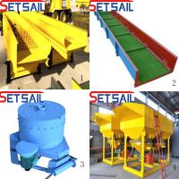 China Full Gold Diamond Mining Equipment with Agitation Machine and 0.07m3 Bucket Capacity for sale