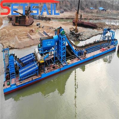 China Gold Mining Equipment Used in River with 1.4mx1.2m-2.6mx1.5m Drum Screen Length .Diameter for sale