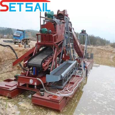 China Marine Plate Chain Bucket Dredger Width 4.5m-10m Shipping Cost Estimated Delivery Time for sale