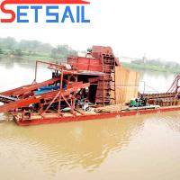 China Highly 75kw-150kw Generator Power River Mining Gold Dredger for Lake Diamond Equipment for sale