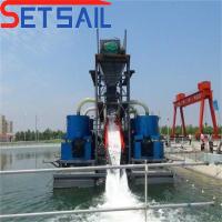 China Hydrocyclone Gold Diamond Mining Dredger with 24-38m Total Length and Agitation Chute for sale