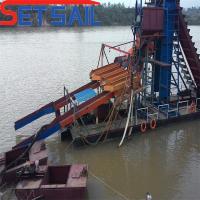 China Hydrocyclone Gold Diamond Mining Dredger with 24-38m Total Length and Agitation Chute for sale