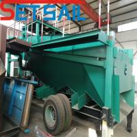 China Affordable Land Gold Mining Equipment with Agitation Chute and Oil Resistant Material for sale