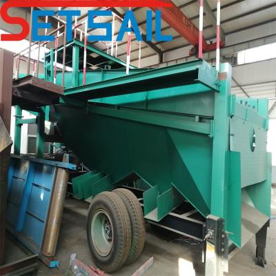 China Affordable Land Gold Mining Equipment with Agitation Chute and Oil Resistant Material for sale