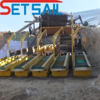 China Corrosion Resistant Material Land Mining Machinery with Agitation Chute and Gold Carpet for sale