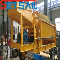 China Corrosion Resistant Material Land Mining Machinery with Agitation Chute and Gold Carpet for sale