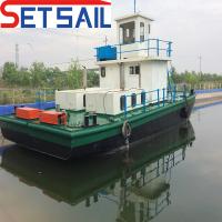 China Double Propeller Diesel Engine Power Service Working Boat with 1.5t-5t Deck Crean Lift for sale