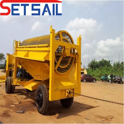 China 460.00cm * 200.00cm * 225.00cm Package Size Diamond Mining Equipment with Gold Drum Screen for sale