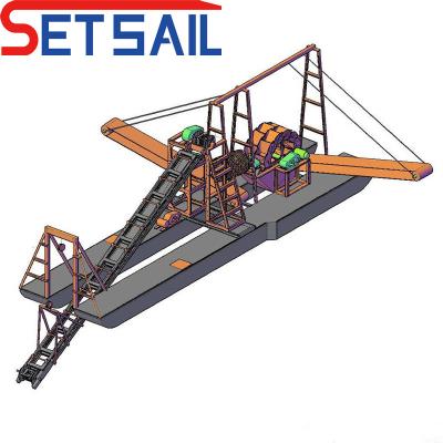 China 200-300t/h Electric Motor Power Water Wheel Sand Machine with Longlife After-sales Service for sale